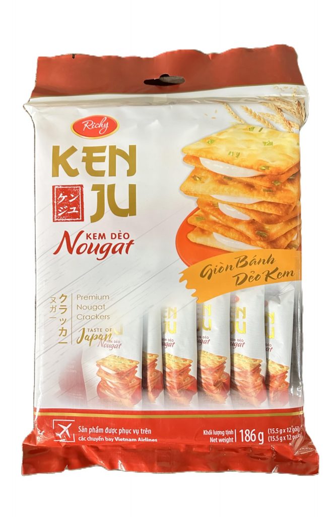 Bánh quy nougat kem sữa Richy Kenju – Cửa Hàng Người Việt Tại Nhật Bản